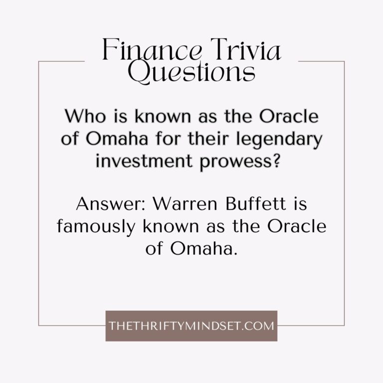 200+ Finance Trivia Questions (Test Your Money Smarts)