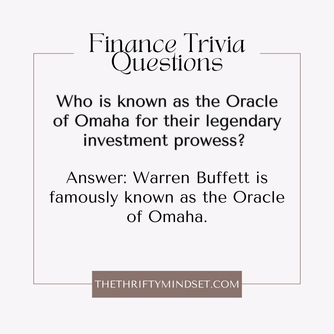 200+ Finance Trivia Questions (Test Your Money Smarts)